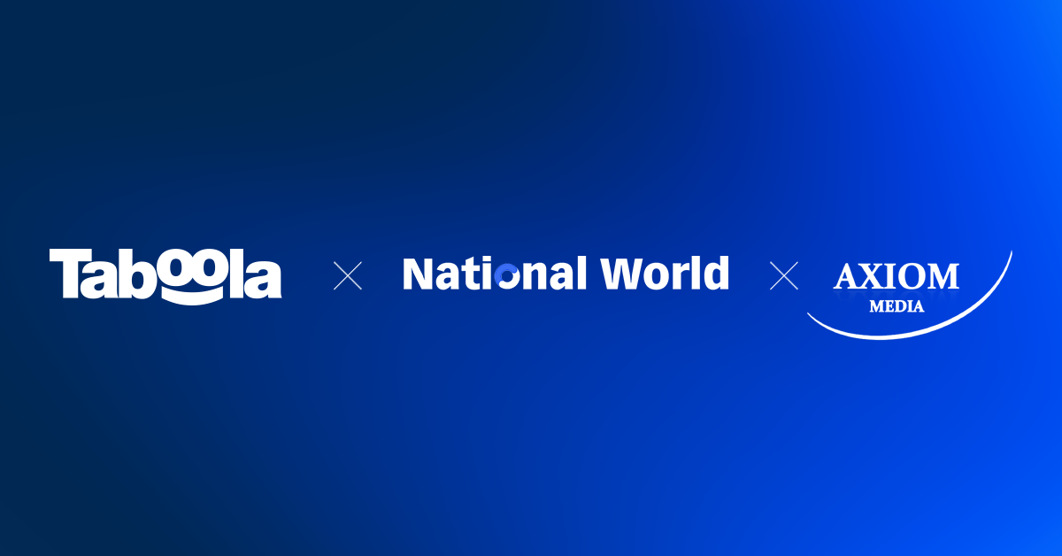 Taboola Signs Exclusive Deal with National World & Axiom Media Alliance ...